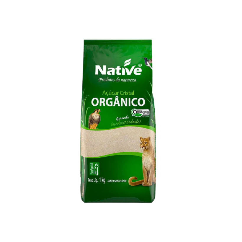 Açúcar Cristal Orgânico Native 1kg
