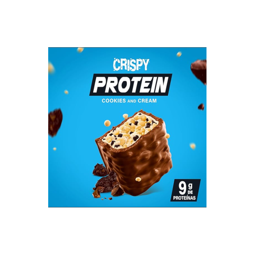 Barra De Proteína Crispy Cookies And Cream Nutry 30g