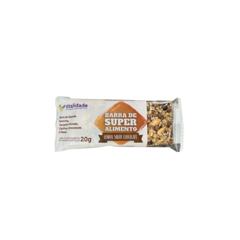 Barra de Quinoa Sabor Chocolate Vitalidade 20g| São Vito