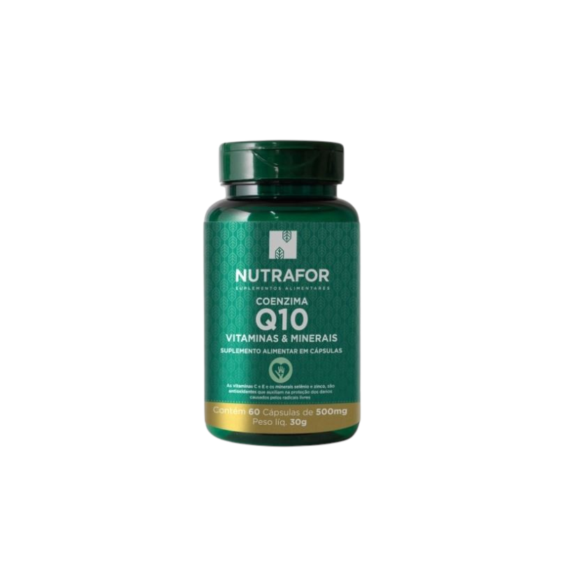 Coenzima Q10 60 Cápsulas 500mg Nutrafor 30g | São Vito