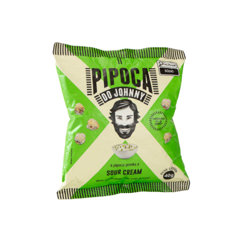 Pipoca Sour Cream Do Johnny 40g | São Vito